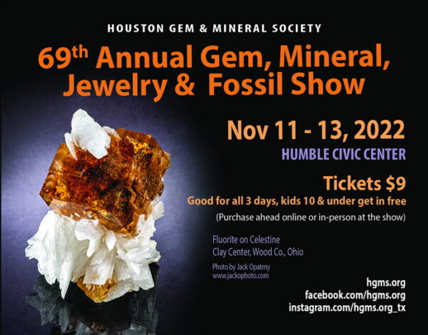Annual Show - HGMS - Houston Gem & Mineral Society